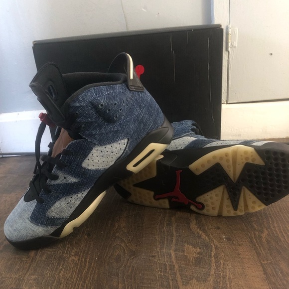 Jordan | Shoes | Air Jordan Retro 6 Washed Denim With Original Box ...